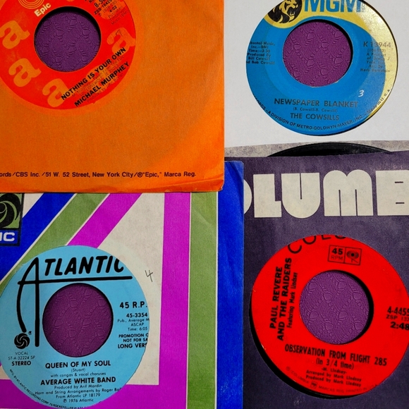 Vinyls | Media | Lot Of 6 Random 45s See Pics These Are In Excellent ...